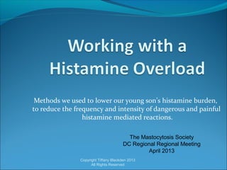 Working with Histamine Overload April 2013 | PPT