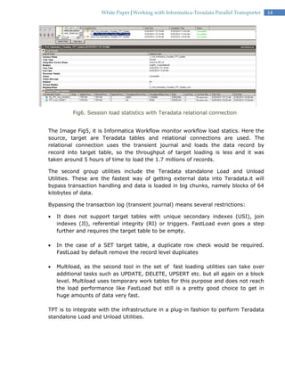 Working with informtiaca teradata parallel transporter | PDF