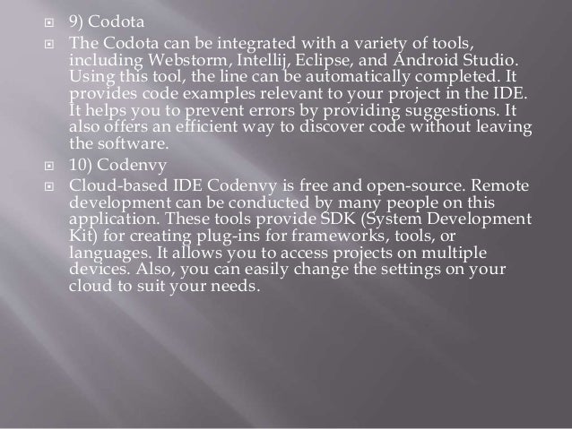 Working with Java development IDE | PPT