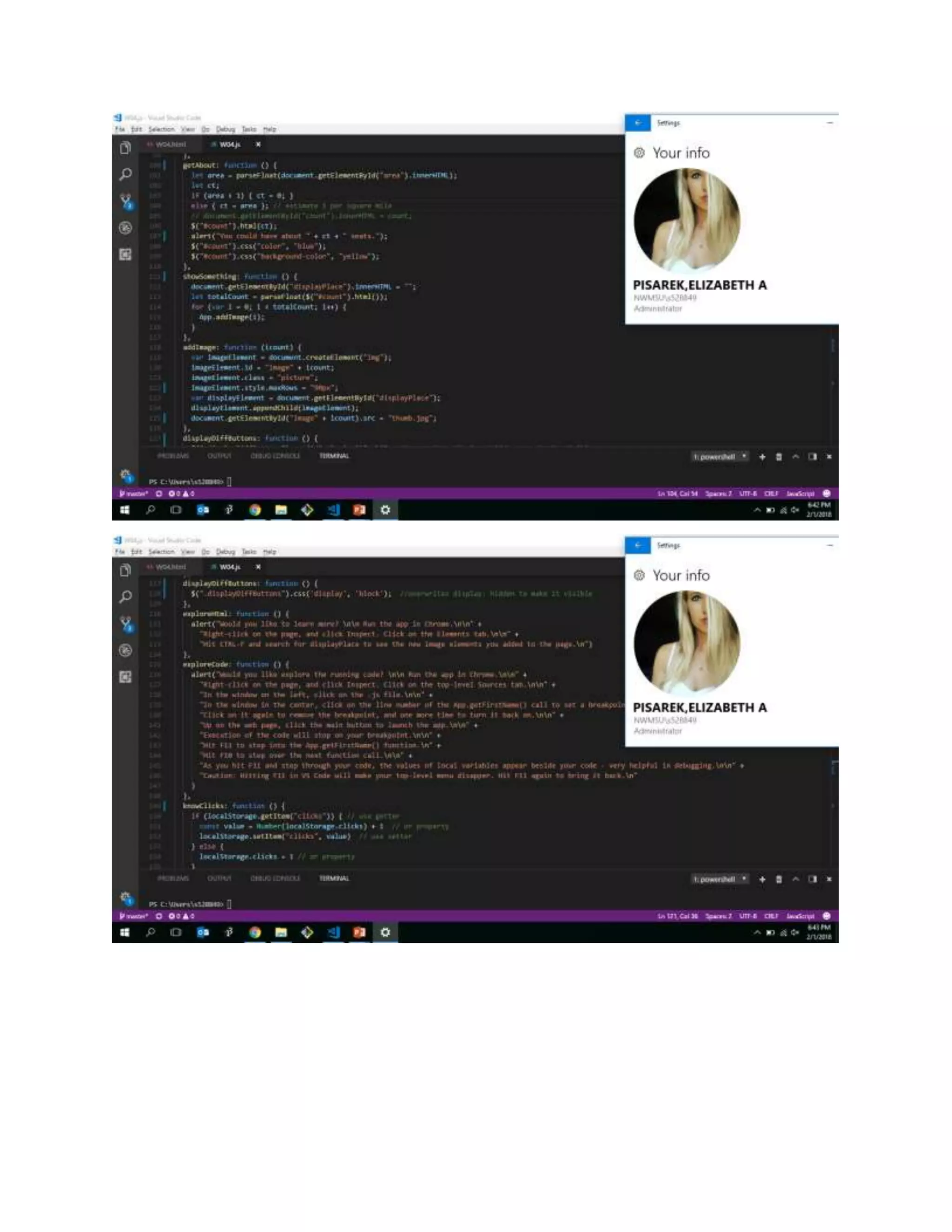 Working with JavaScript | DOCX
