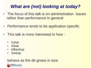 Working with Large Firebird databases | PDF