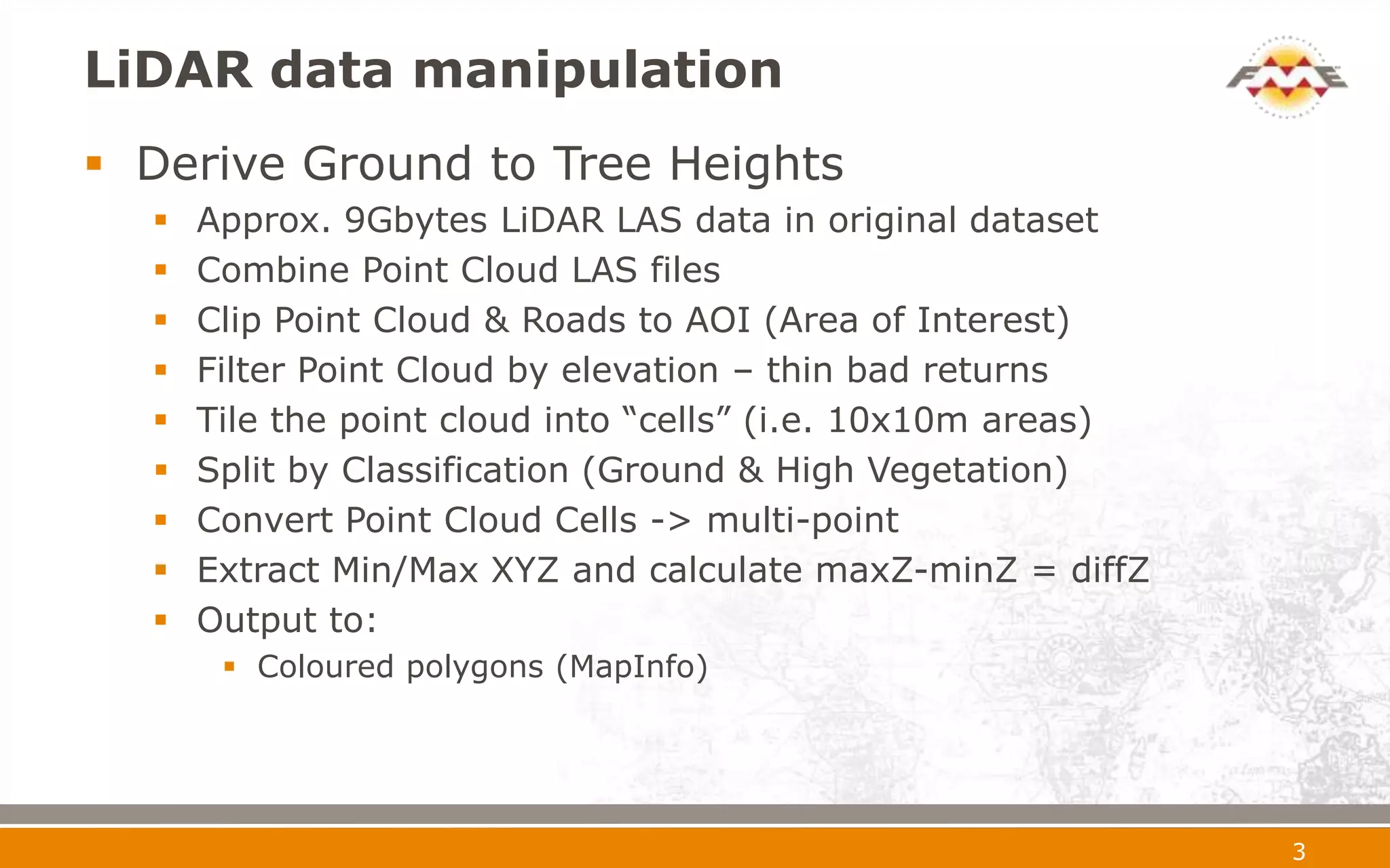 Working with LiDAR | PPTX | Geography | Science