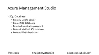 Working with microsoft azure resources | PPT