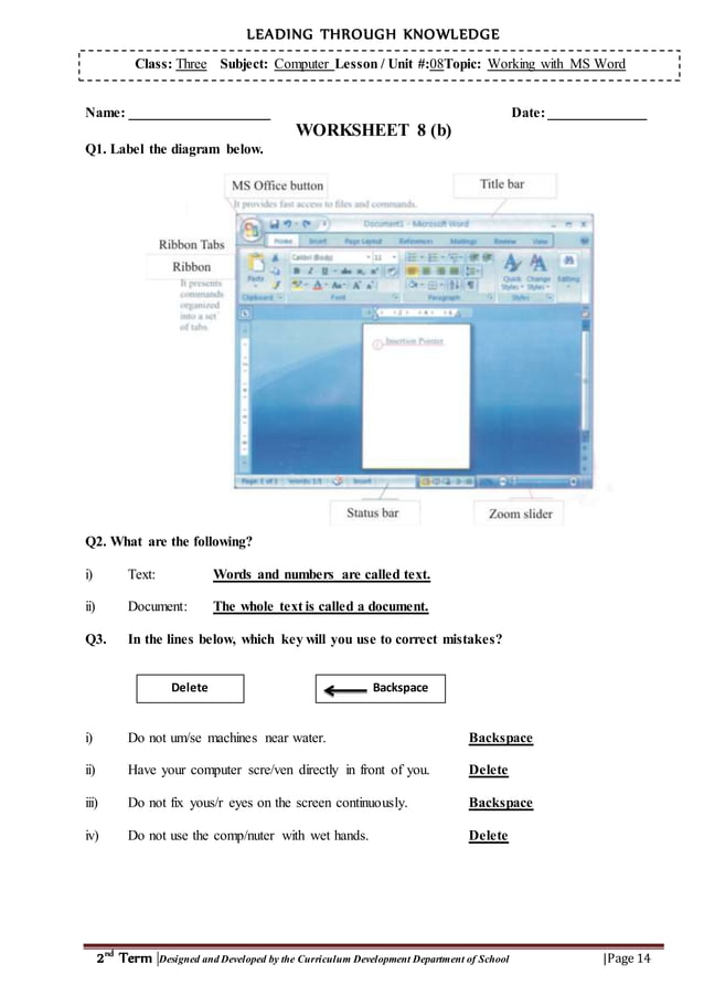 Working with MS word | DOCX