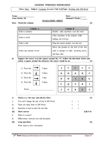 Working with MS word | DOCX