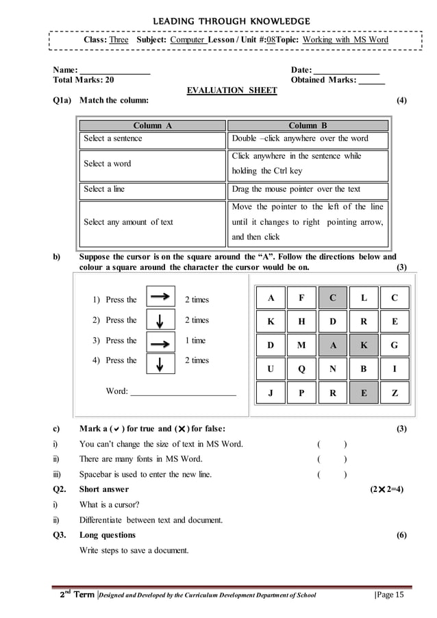 Working with MS word | DOCX