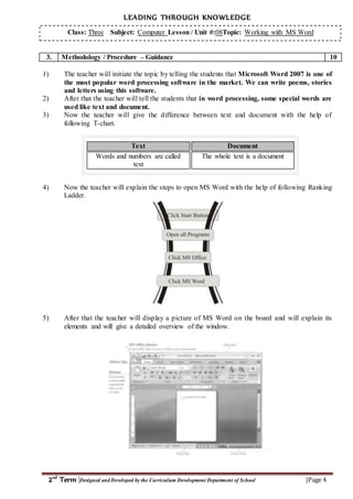 Working with MS word | DOCX