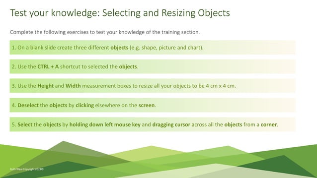 Working with objects in PowerPoint.pptx
