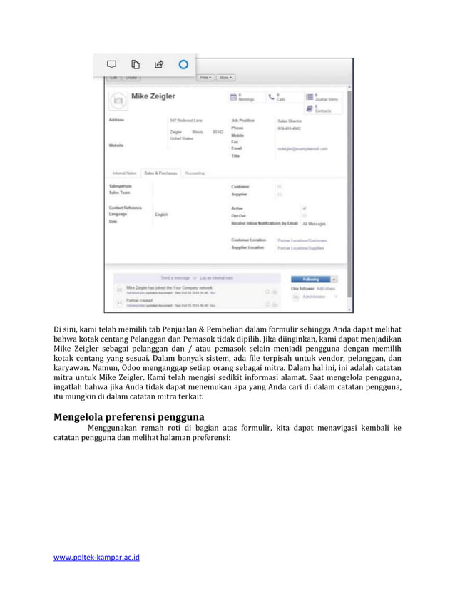Working with odoo chapter vii | PDF