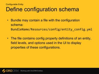 Working with oro crm entities | PPT