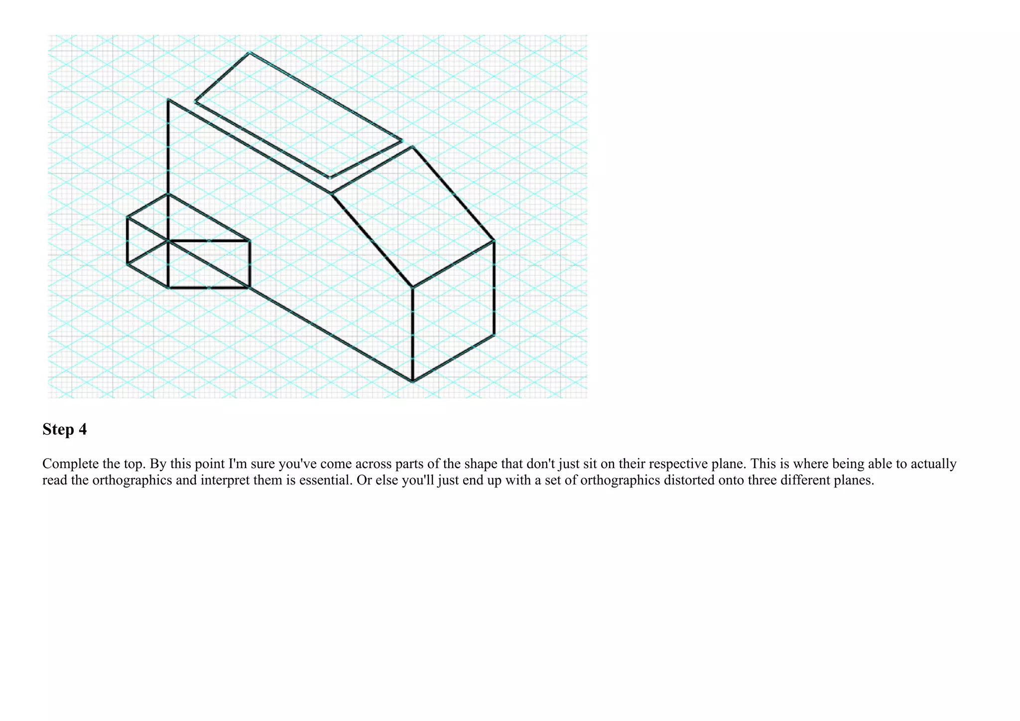 Working with orthographic projections and basic isometrics | PDF