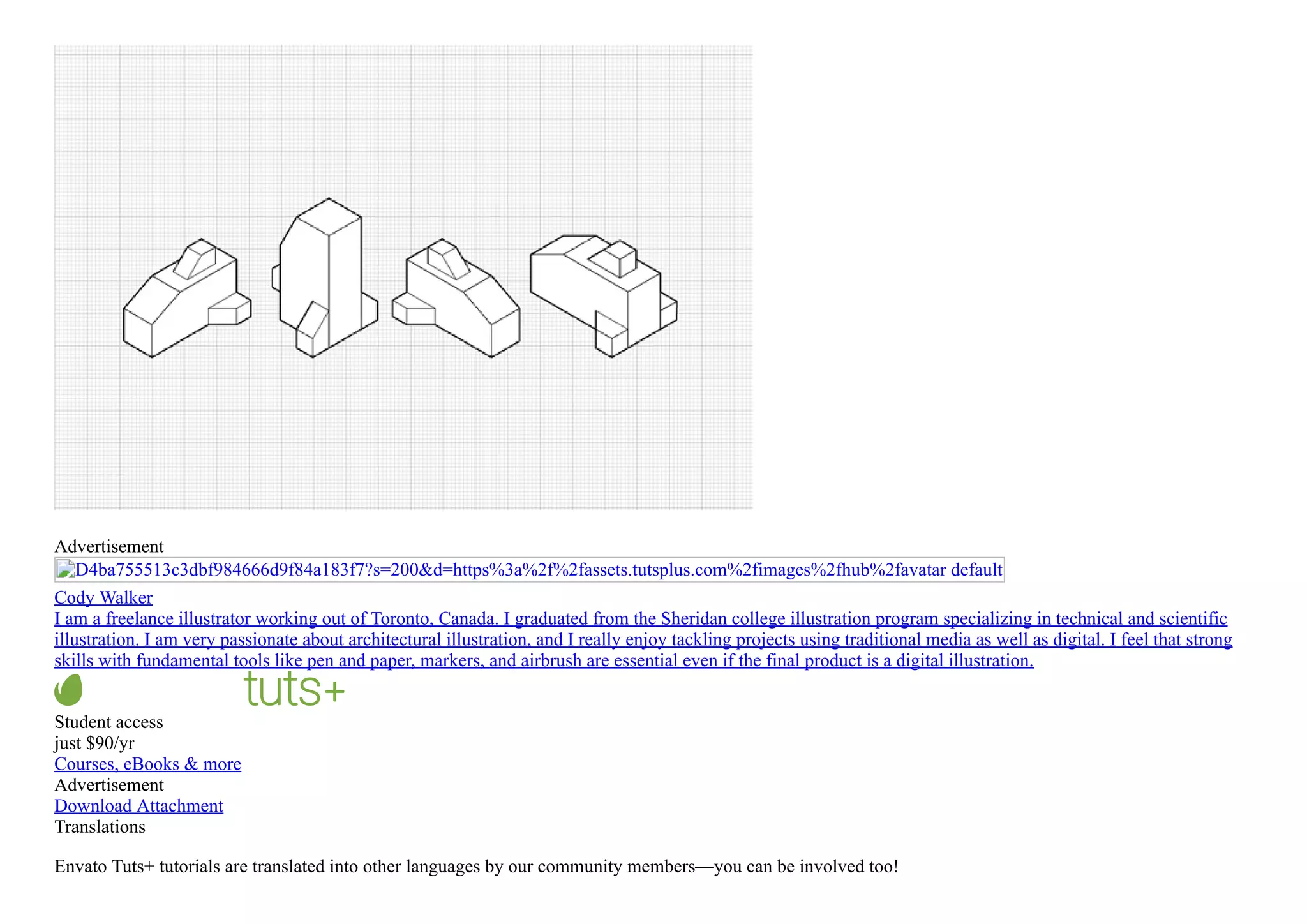 Working with orthographic projections and basic isometrics | PDF