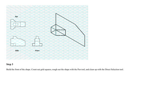 Working with orthographic projections and basic isometrics | PDF | 3-D Graphics | Computer ...