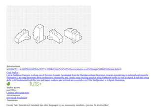 Working with orthographic projections and basic isometrics | PDF