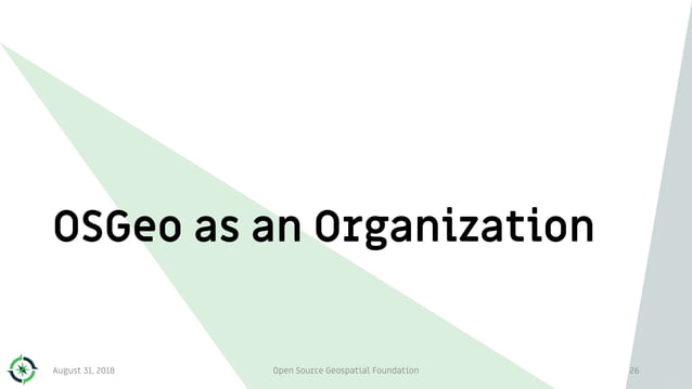 Working with the OSGeo Community | PPT