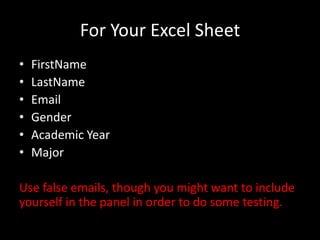 Working with Panels in Qualtrics | PPTX