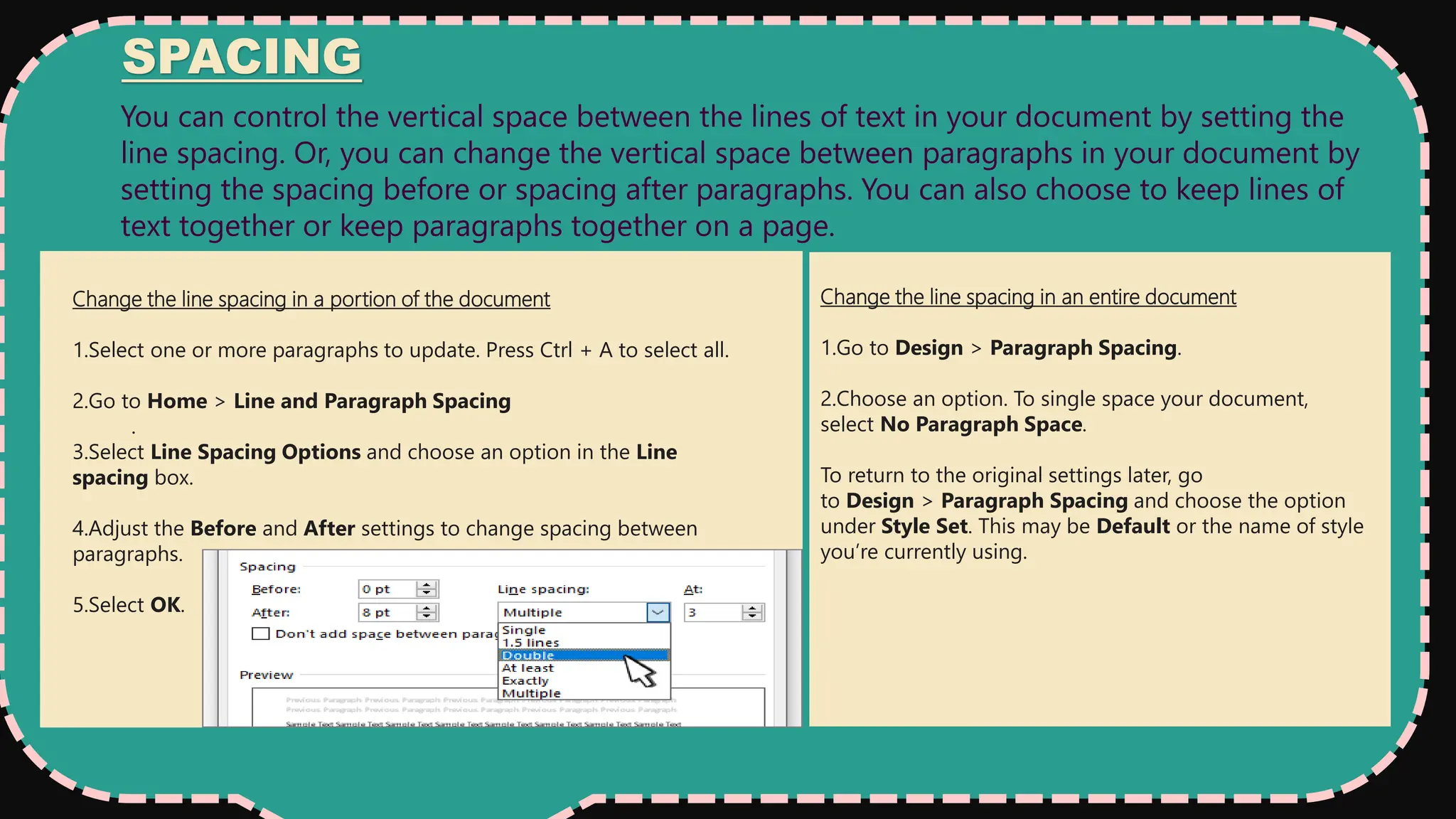 WORKING WITH PARAGRAPHS FORMATTING TECHNIQUES.pptx