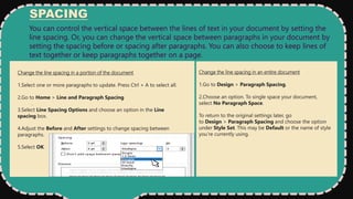 WORKING WITH PARAGRAPHS FORMATTING TECHNIQUES.pptx
