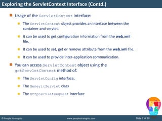 Working with Servlets | PPT