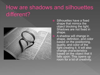 Working with shadows | PPT