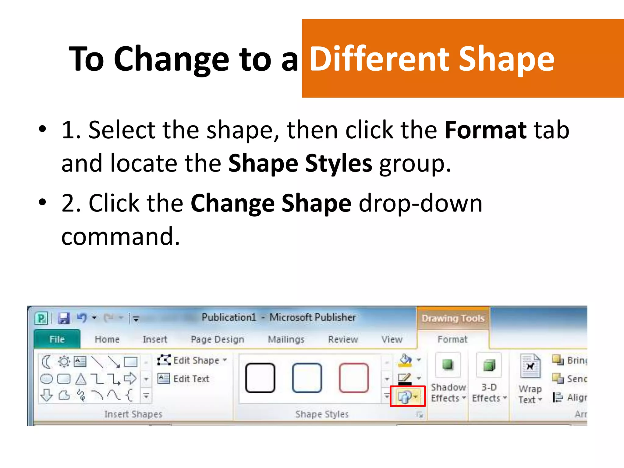 Working with shapes and objects | PPTX