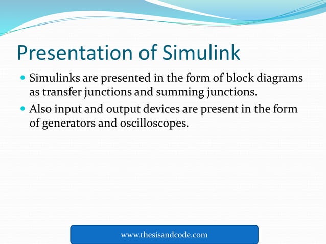 Working With Simulink Ppt 3000
