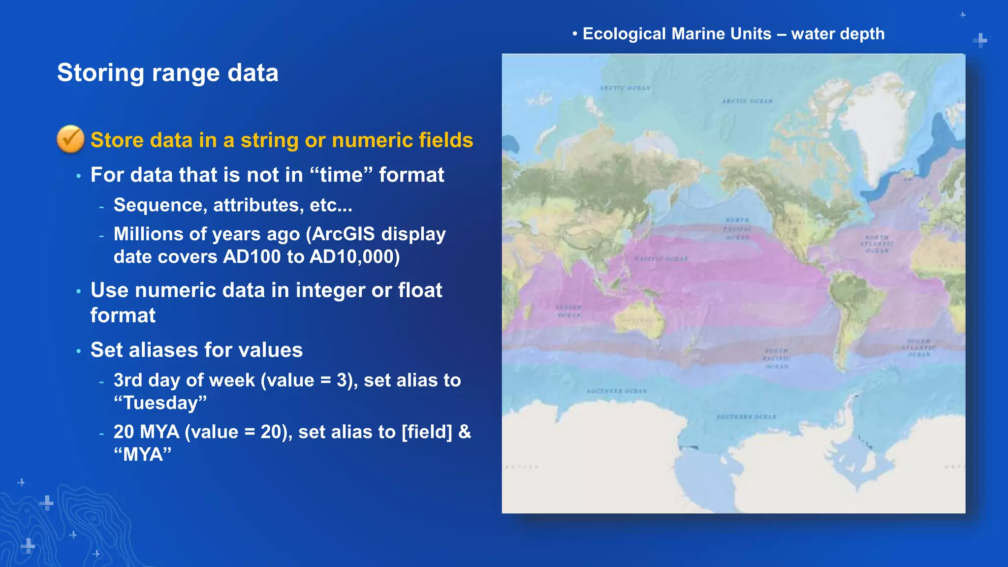 Working with space time data in ArcGIS | PPTX