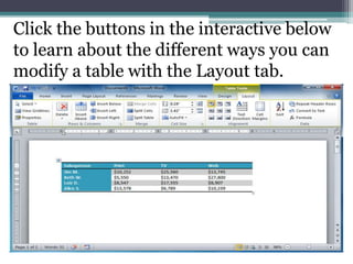 Working with Tables.pptx