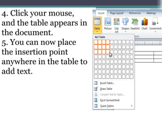 Working with Tables.pptx