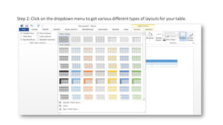 Working with Tables in MS Word Presentation.pdf