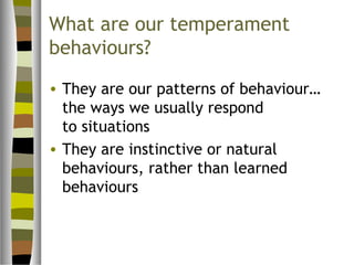 Working with temperaments | PPT