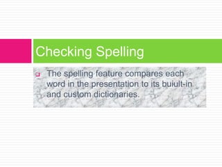 Working with text | PPTX