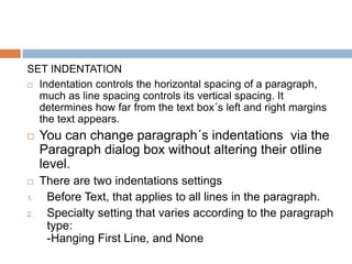 Working with text | PPT