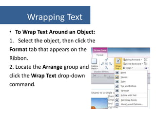 Working with text | PPTX