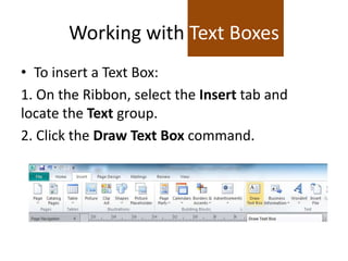 Working with text | PPTX