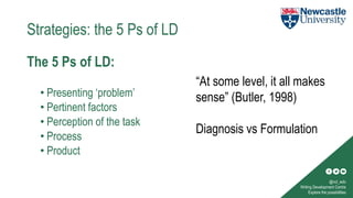 Working with writing in LD | PPTX