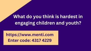 Engaging Children & Youth in Health Research | PPT