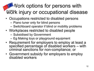 Work injury presentation | PPT