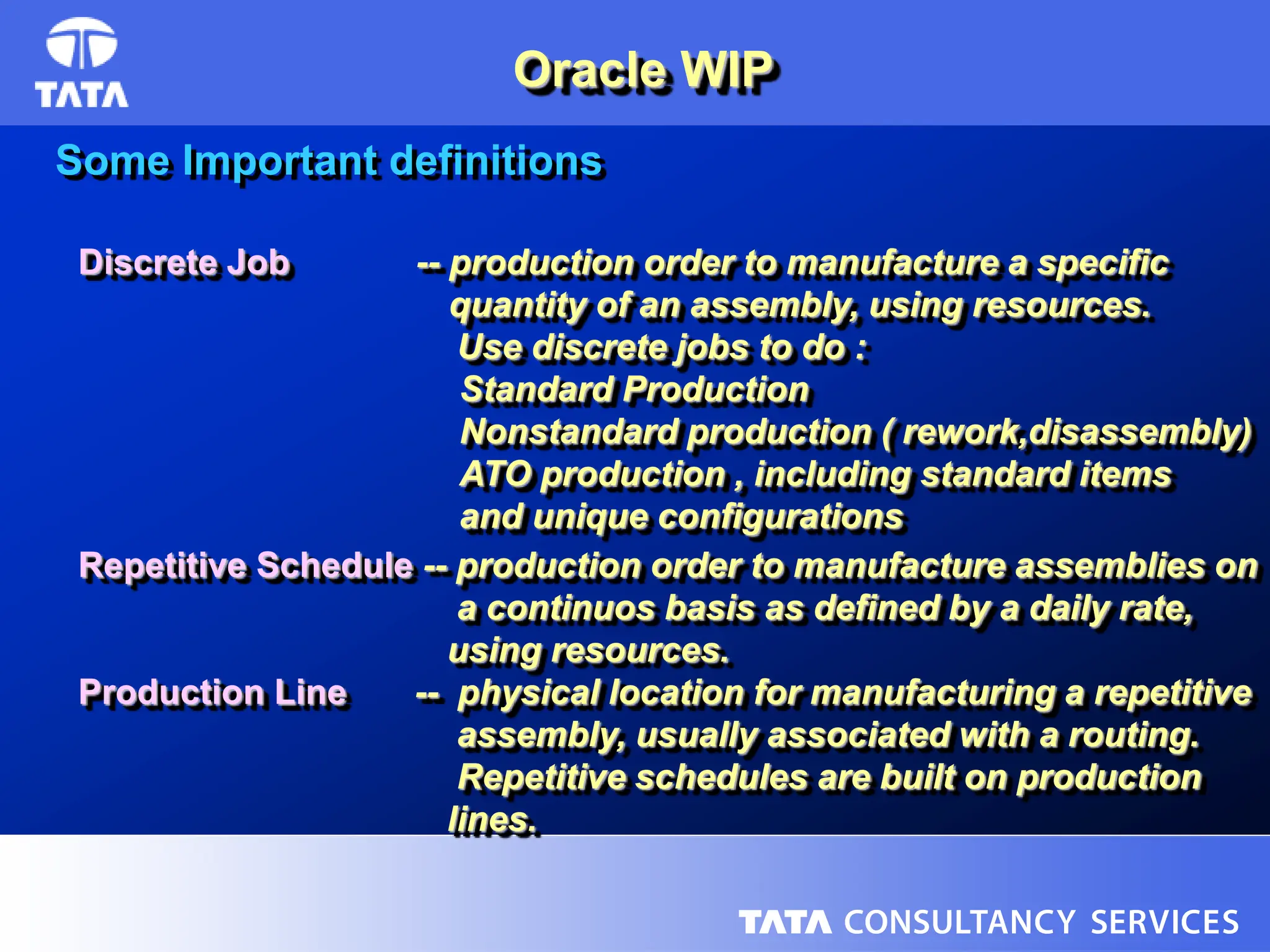 Oracle 11i Work In Process Training Presentation.ppt