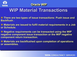 Oracle 11i Work In Process Training Presentation.ppt