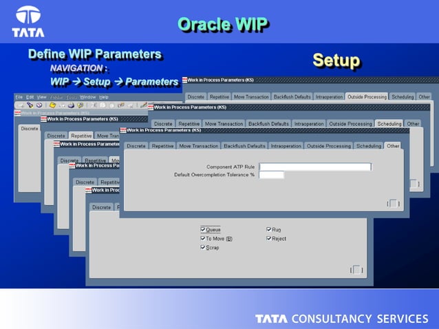 Oracle 11i Work In Process Training Presentation.ppt | Business ...