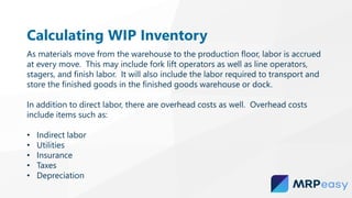 Work in process inventory accounting | PDF