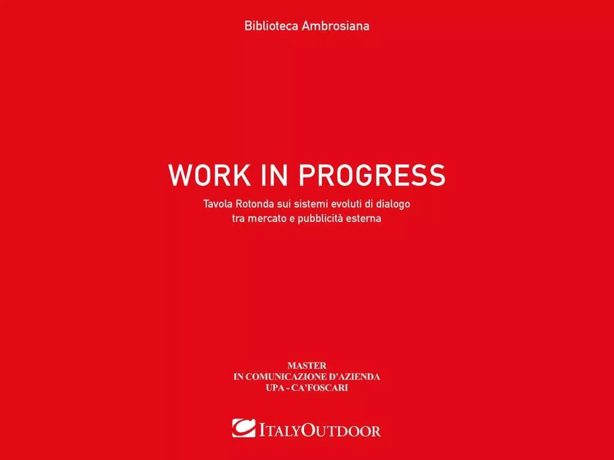 Work in progress | PPT