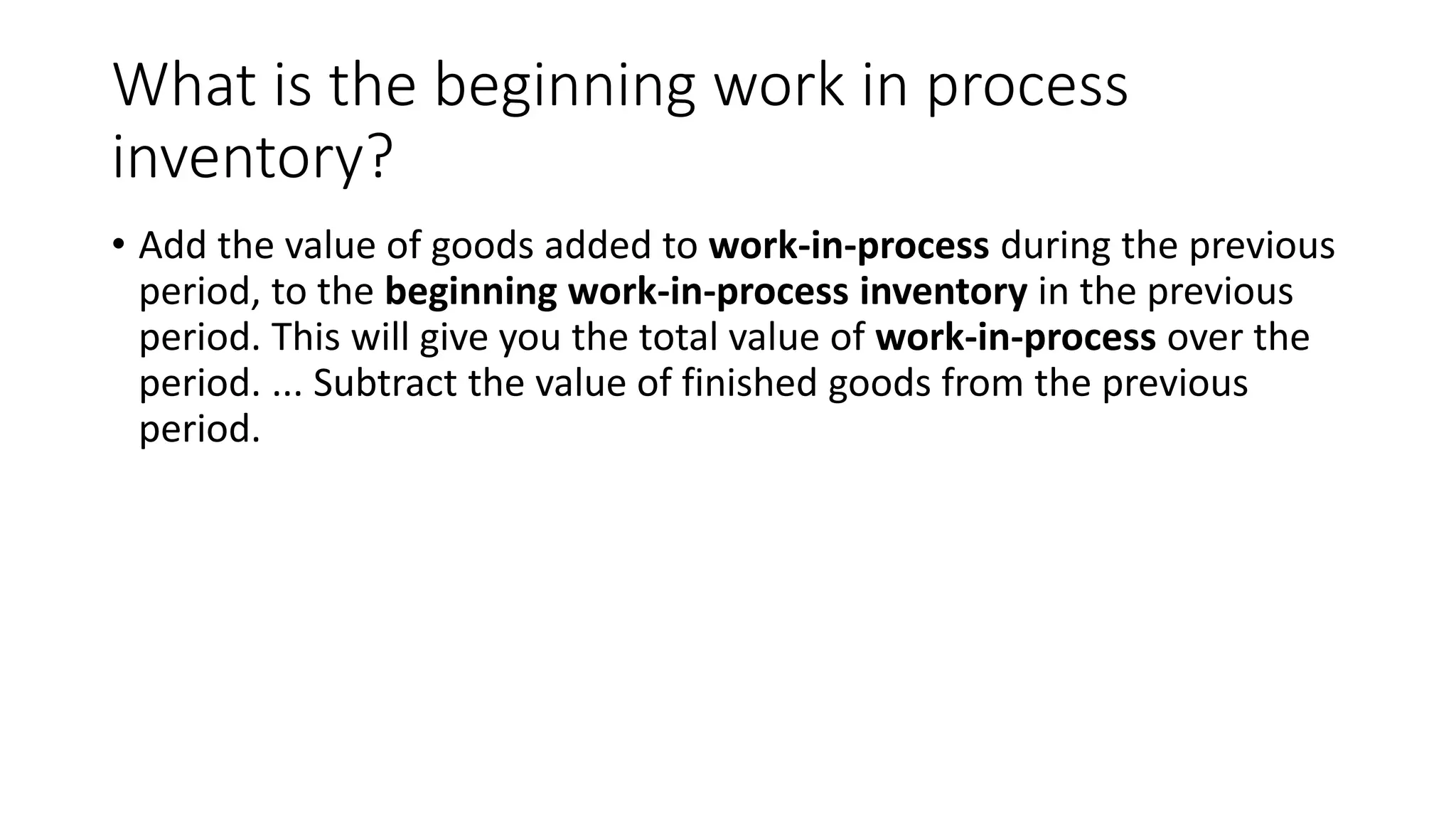 Work in progress (wip | PPTX