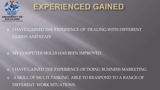 WORK INTEGRATED LEARNING EXPERIENCE UNDERTAKEN AT.pptx