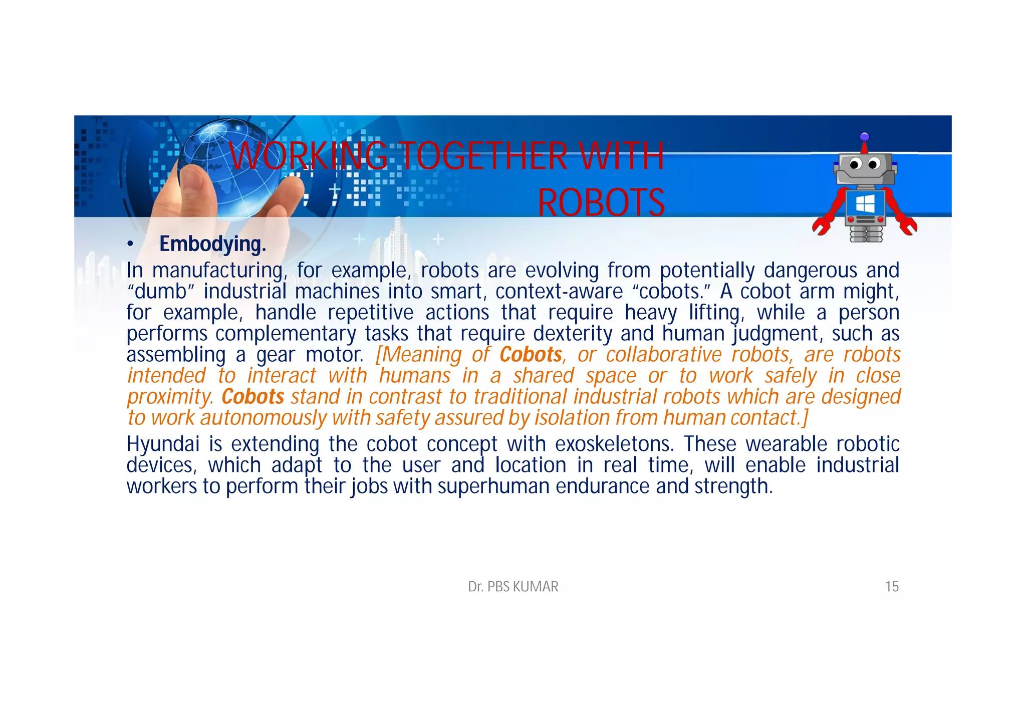 WORK IN THE AUTOMATION AGE : HR ROLL | PPT