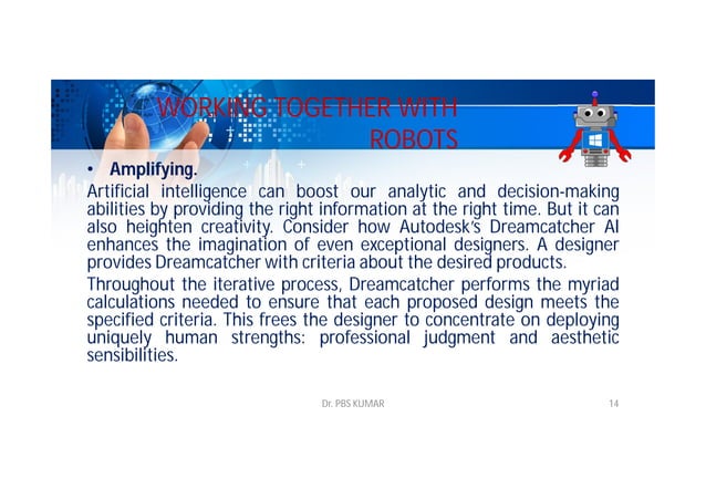 WORK IN THE AUTOMATION AGE : HR ROLL | PPT