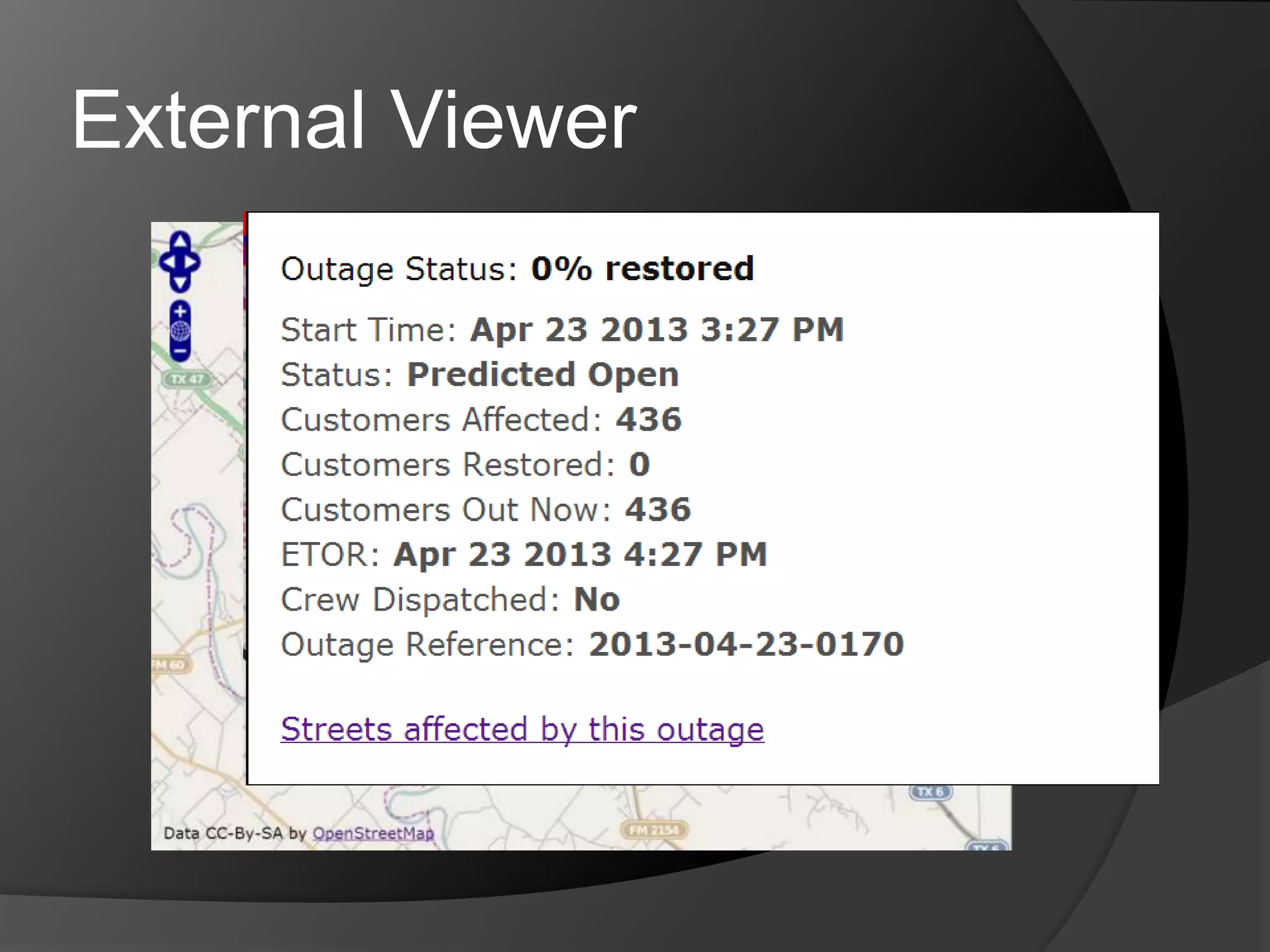 CSU Electric Outage Viewer | PPTX