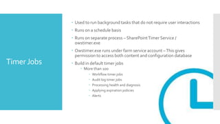 Create SharePoint Work Item Timer Jobs | PPTX