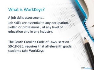 ACT WorkKeys Testing: Not just another test! | PPTX